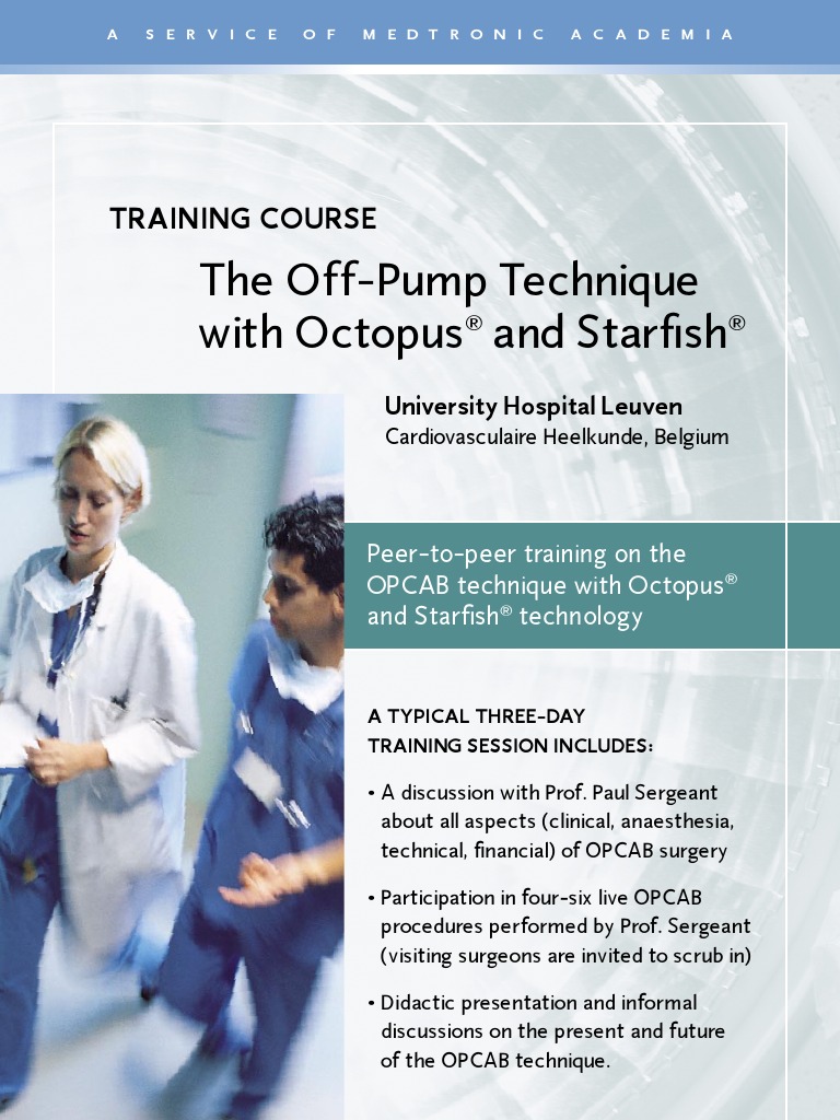 Medtronic Off Pump Training Technique - Event Annoucement | PDF ...