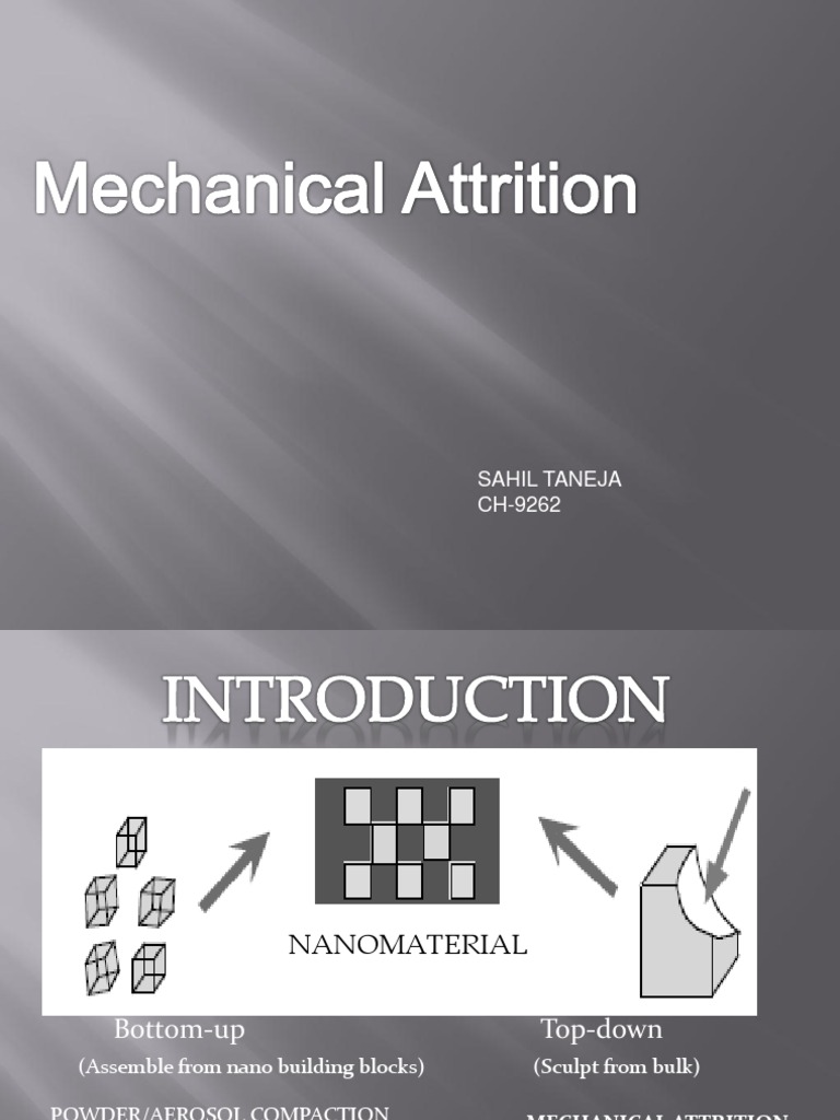 Mechanical Attrition | Mill (Grinding) | Solid