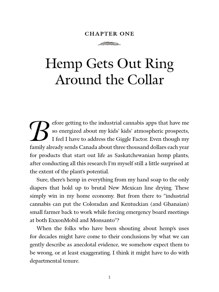 Hemp Bound - Chapter 1: Hemp Gets Out Ring Around The Collar | PDF ...