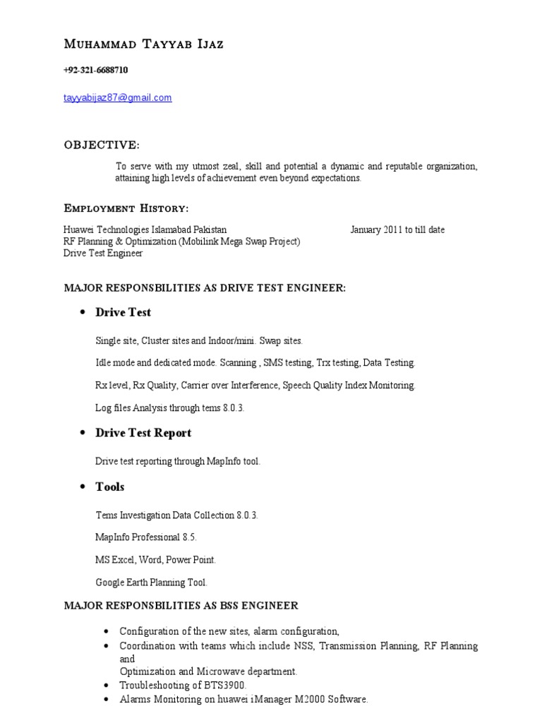Tayyab CV | PDF | Media Technology | Computer Architecture