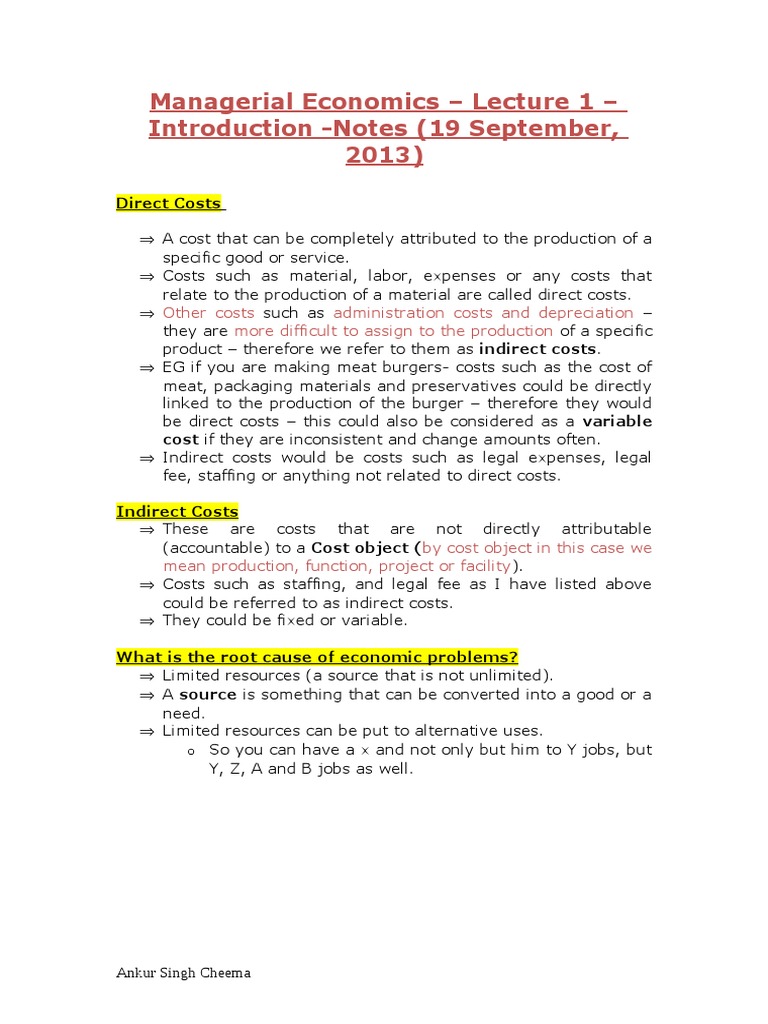 Basic Economics | PDF | Economic System | Economics