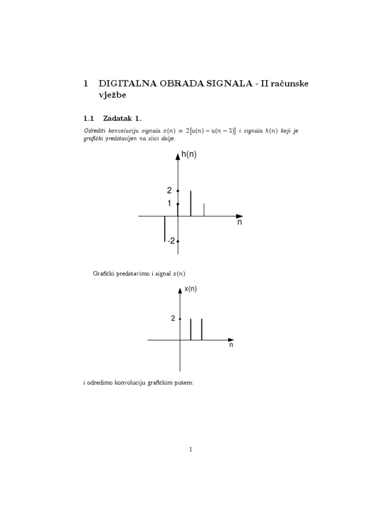 Digitalna Obrada Signala | PDF