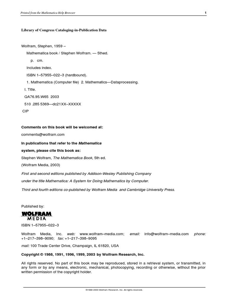 Mathematica Parte I | PDF | Equations | Numerical Analysis
