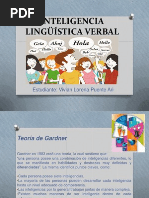 Inteligencia Linguistica Verbal Actividades Divertidas Para