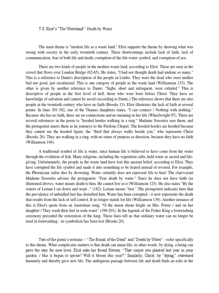 The Wasteland | PDF