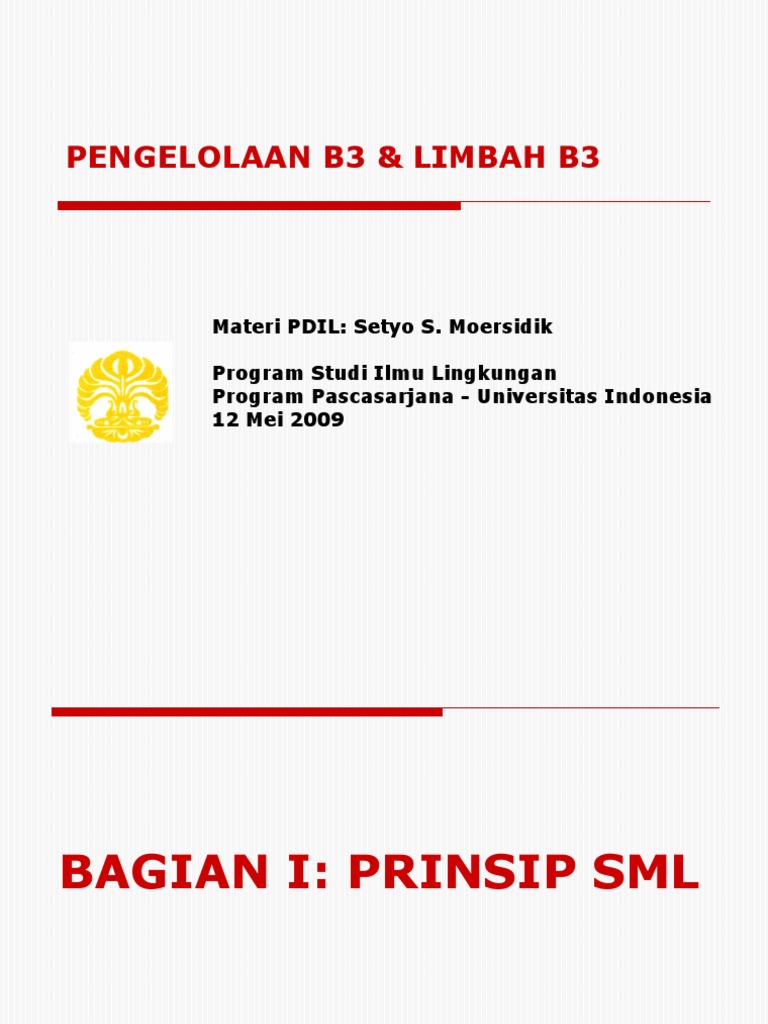 Pengelolaan Limbah PDIL PDF | PDF