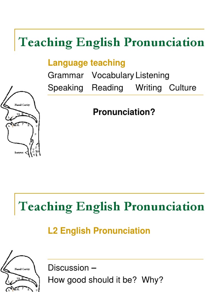 English Pronunciation | PDF | English Language | Stress (Linguistics)