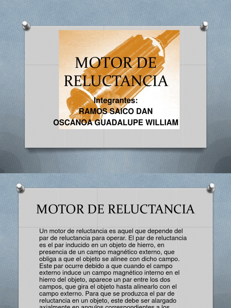 Motor de Reluctancia | PDF | Electromagnetismo | Fuerza