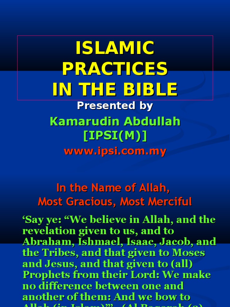 Islamic Practices | PDF | Prophets And Messengers In Islam | Aaron