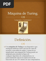 Maquina de Turing Con JFlap | PDF | Ingeniería Informática | Matemáticas Aplicadas