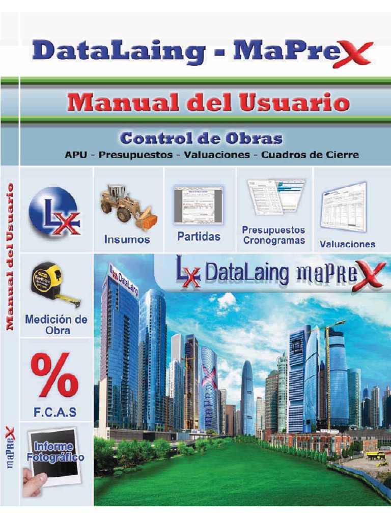 Manual DataLaing MaPreX | PDF | Microsoft Windows | Archivo de computadora