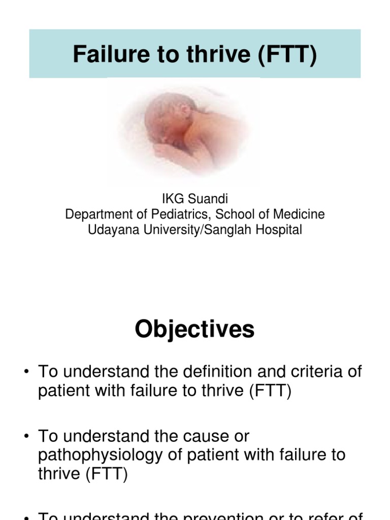 Lecture 11 Failure to Thrive (FTT) | Heart Failure | Child Neglect