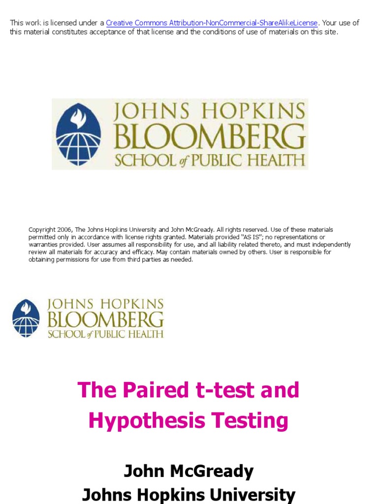 Lecture 4 | PDF | P Value | Statistical Hypothesis Testing