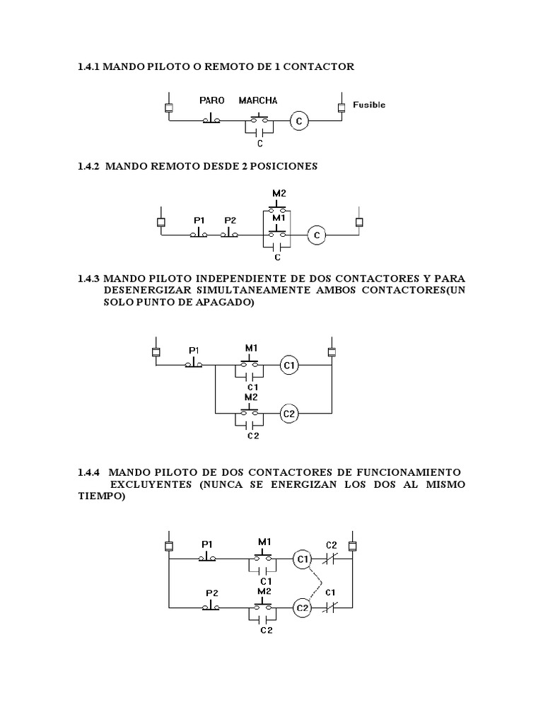 Circuitos Basicos de Control1 | PDF