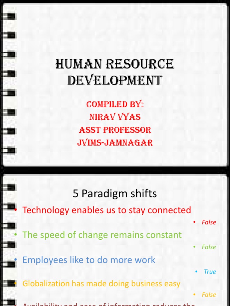 Introduction and Evolution To HRD | PDF | Apprenticeship | Human ...