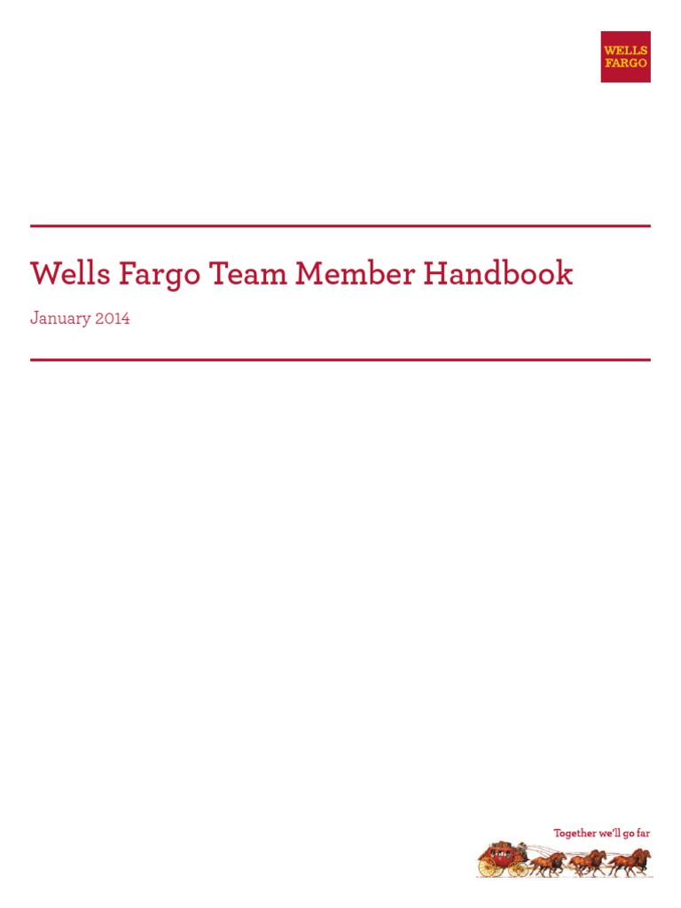 Wells Fargo Employee Handbook | PDF | Human Resource Management ...