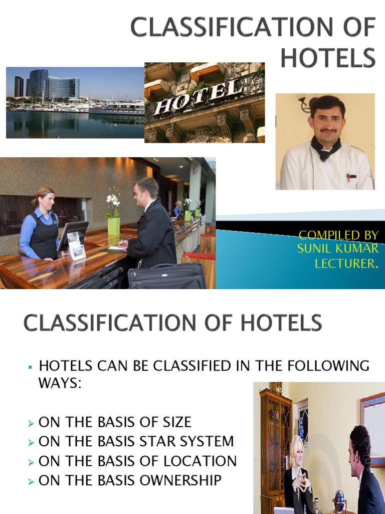 Classification of Hotels | PDF