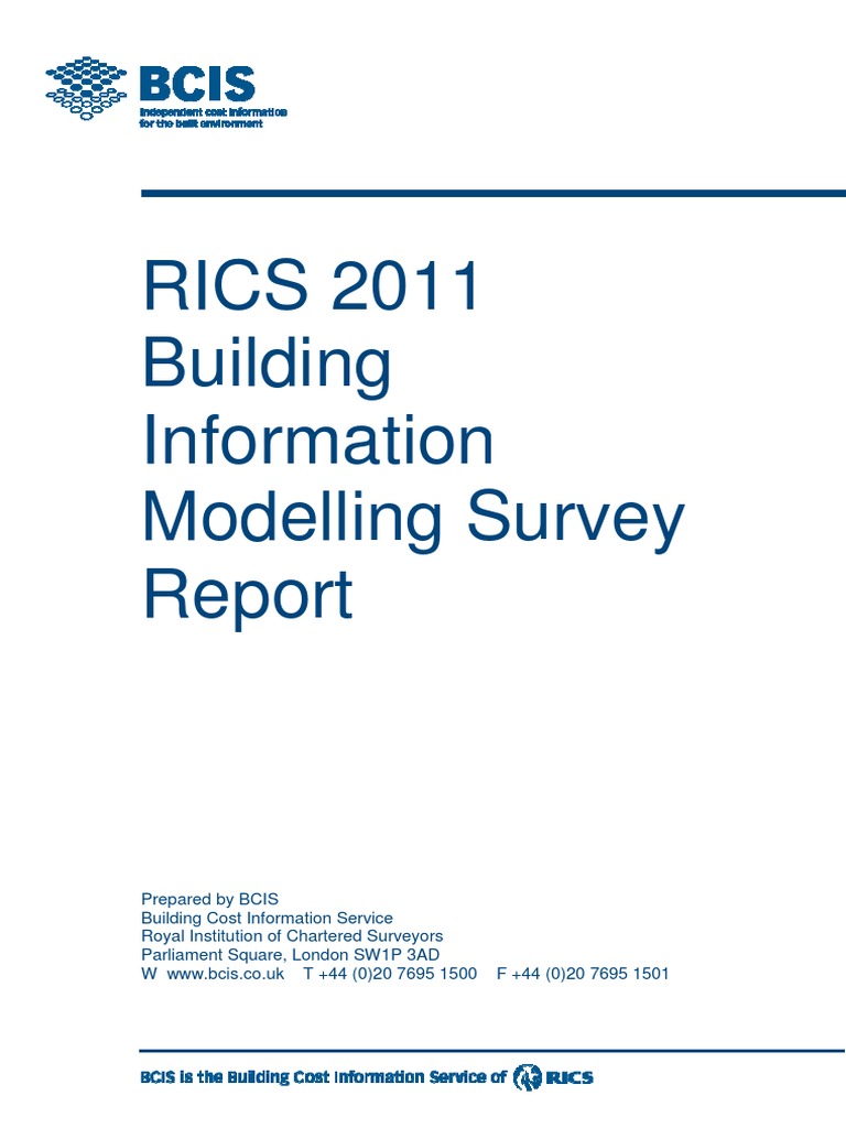 Rics 2011 BIM Survey Report | PDF | Building Information Modeling ...
