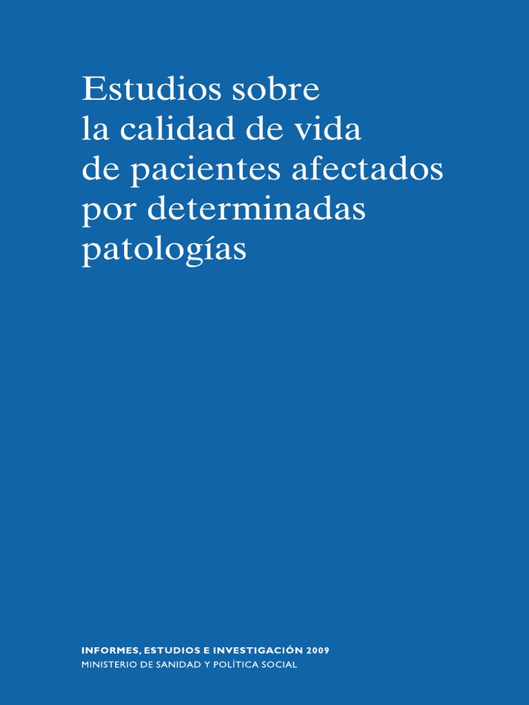 Estudios Calidad Vida Pacientes-ESCALA de ROTTERDAM | PDF | Carrera ...