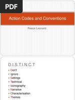 Action Genre Codes & Conventions | PDF