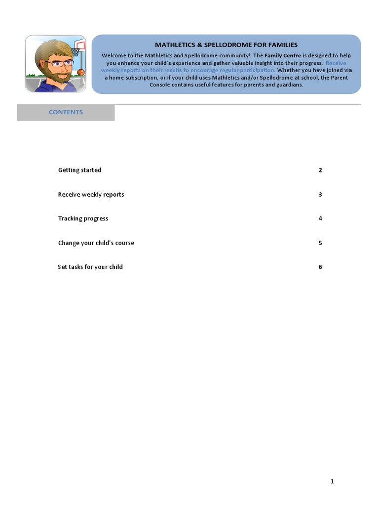 Mathletics & Spellodrome For Families: Getting Started | PDF ...