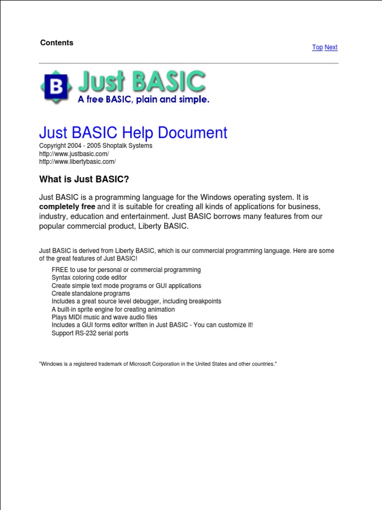Programming: Just Basic Tutorials | PDF | Subroutine | Parameter (Computer Programming)