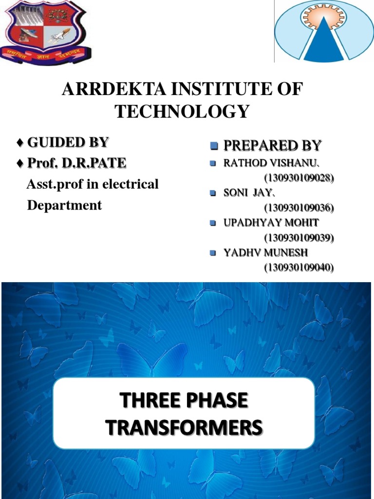 3-Phase Star Delta Transformer Overview | PDF | Transformer | Power ...