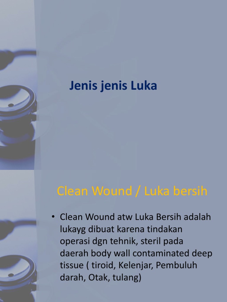 Jenis Luka | PDF