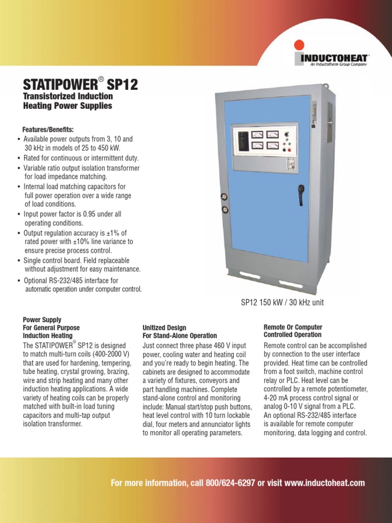 SP 12 Statipower Rev 6 | PDF | Power Supply | Switch