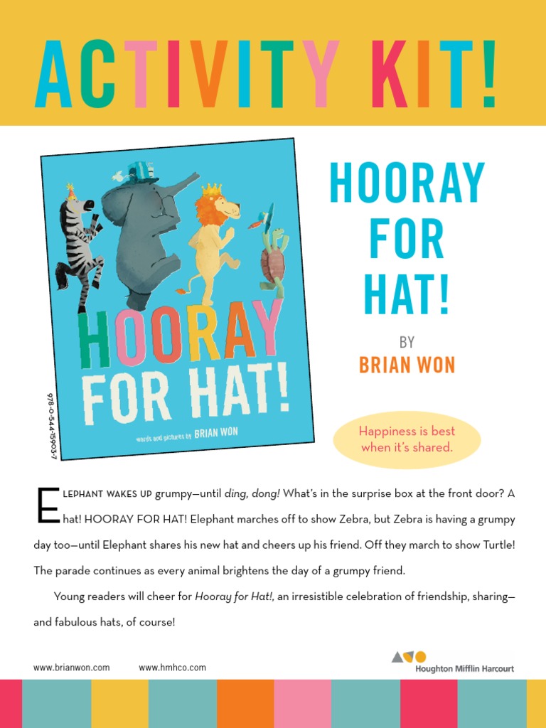 Hooray for Hat Activity Kit | Printer (Computing) | Communication Design