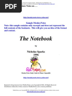 The Notebook: A Love Story Unfolds | PDF
