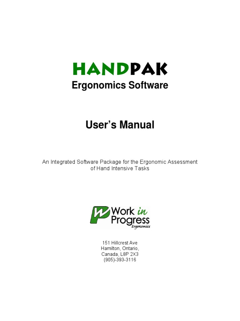 HandPak Manual | PDF | Anatomical Terms Of Motion | Thumb