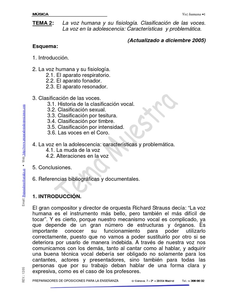 La Voz | PDF | Coro | Pulmón