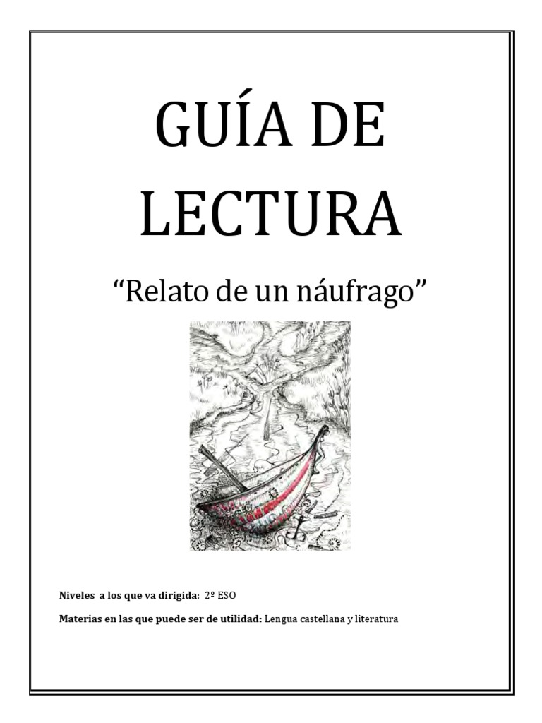 Guia Relato de Un Naufrago PDF | PDF | Autor | Lectura (proceso)