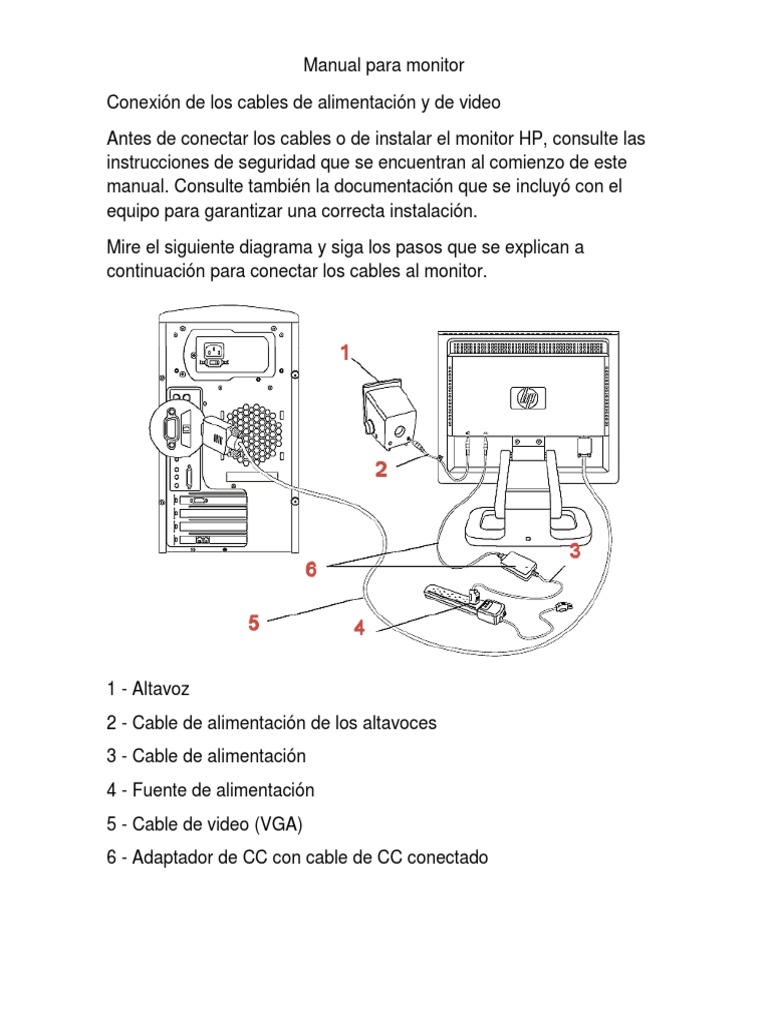 Manual para Monitor | PDF | Impresora (Computación) | Papel