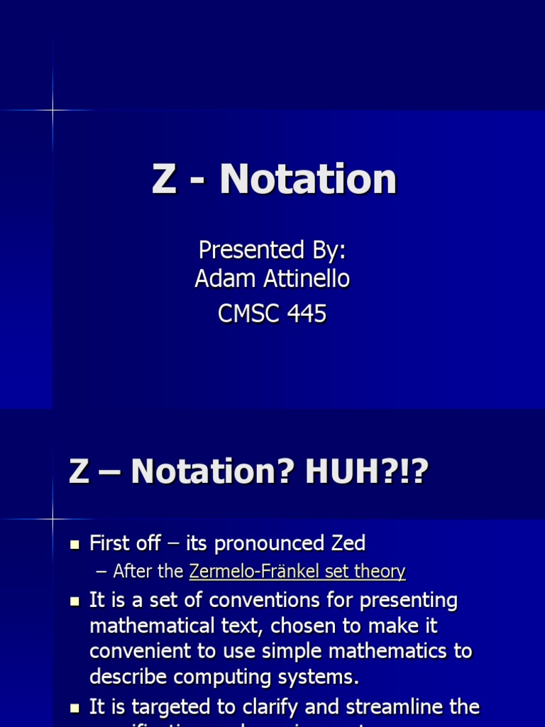 Z - Notation | PDF | Variable (Mathematics) | Birthdays