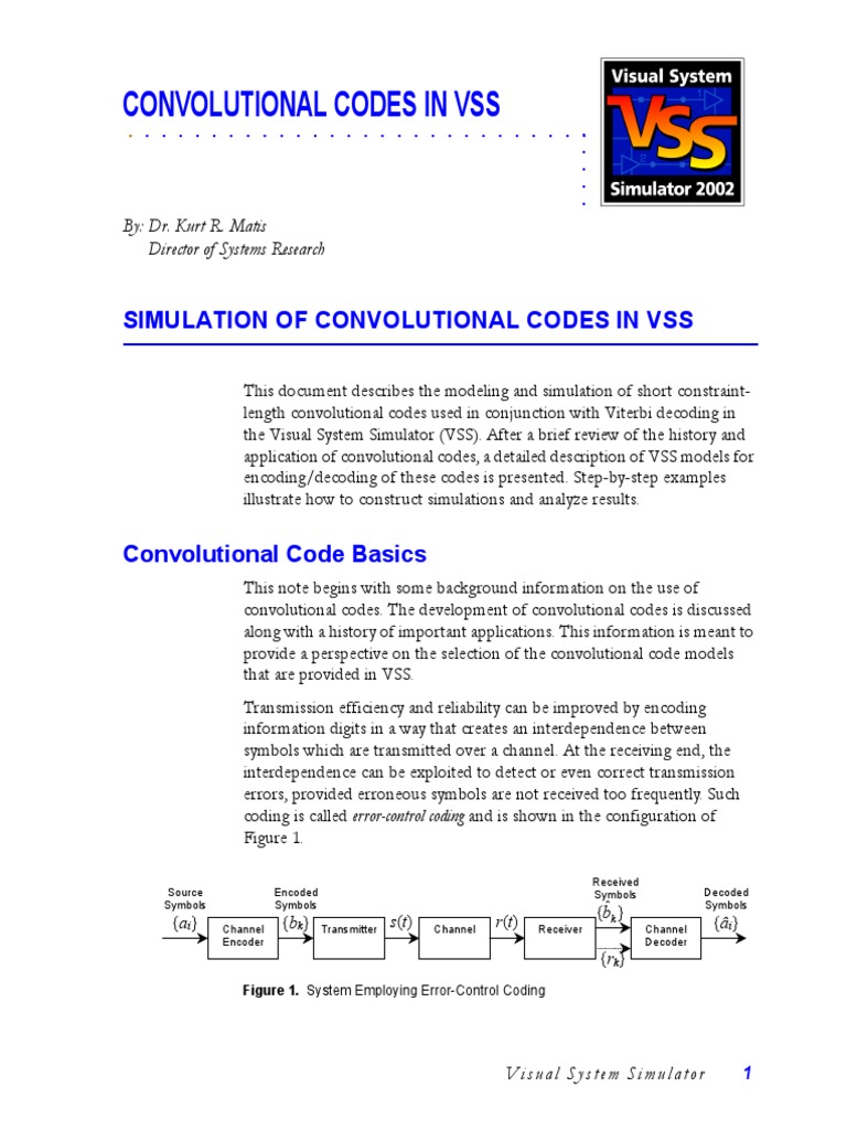 Simulation of Convolutional | PDF | Error Detection And Correction | Forward Error Correction
