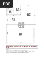 Medidas de Páginas A0, A1, A2, A3, A4, A5, A6, A7 y A8 - Ladinamo | PDF | Cookie HTTP | Software