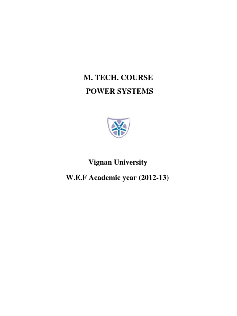 Mtech PS Syllabus | Download Free PDF | Programmable Logic Controller | Electric Power Distribution