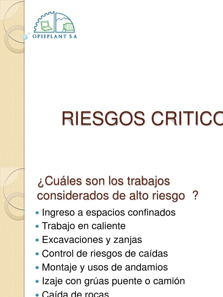 Riesgos Criticos | PDF