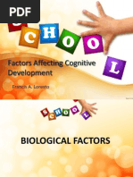 Factors Affecting Biological and Physical Development | PDF