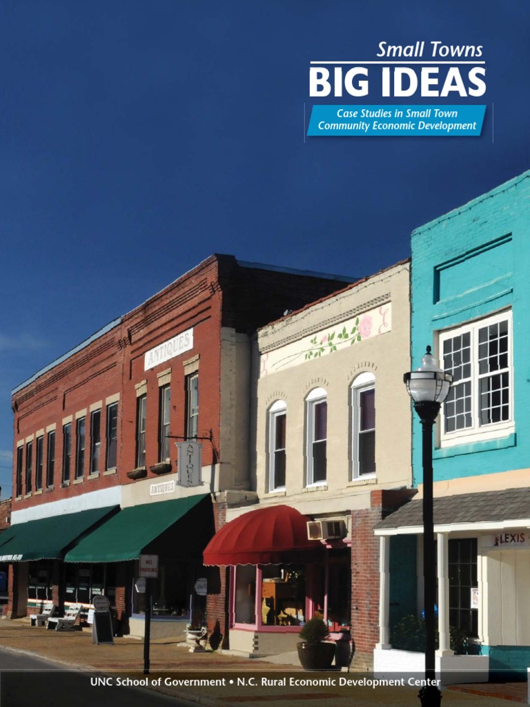 Small Town, Big Ideas | PDF | Strategic Management | Entrepreneurship