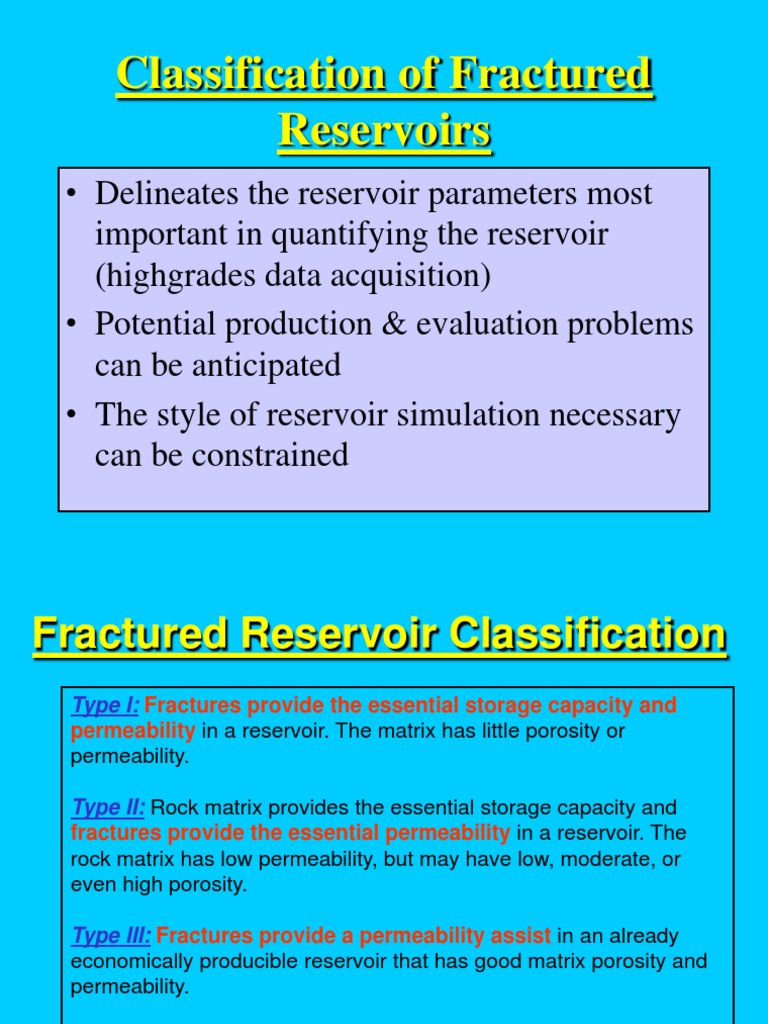 K Reservoir - Types | PDF | Petroleum Reservoir | Permeability (Earth ...
