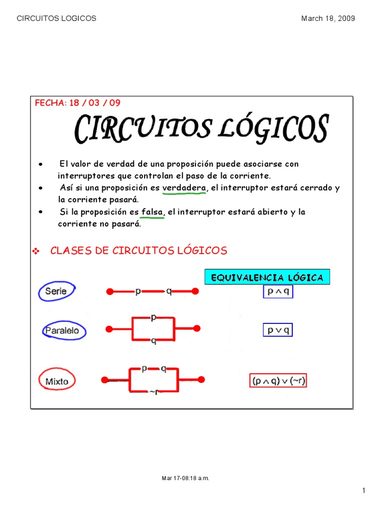 Circuitos Logicos PDF | PDF