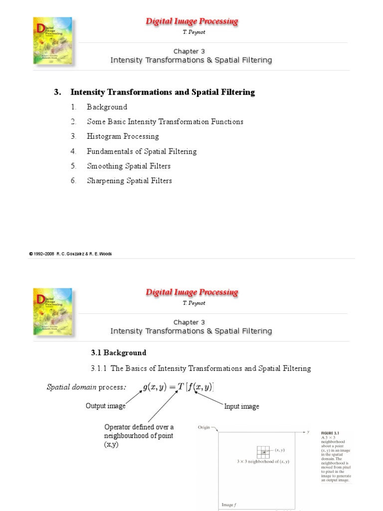 Digital Image Proc Gonzalez Woods CH3 PPT | PDF | Probability Density ...