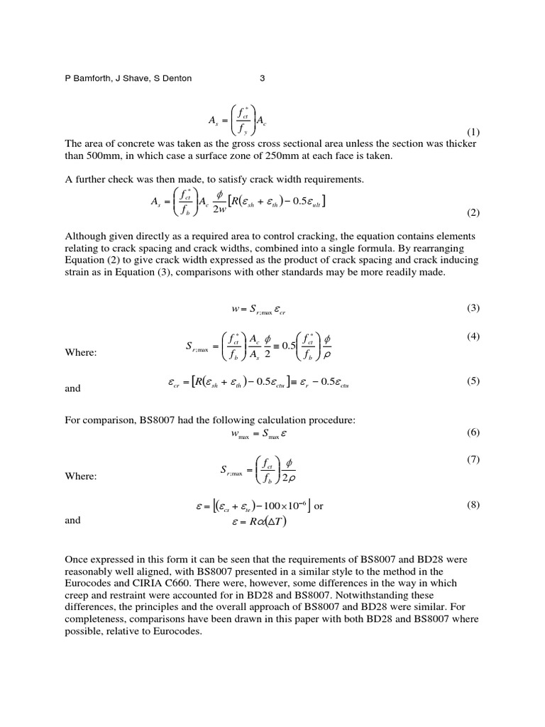 Design For 11early Thermal Cracking | PDF | Thermal Expansion ...