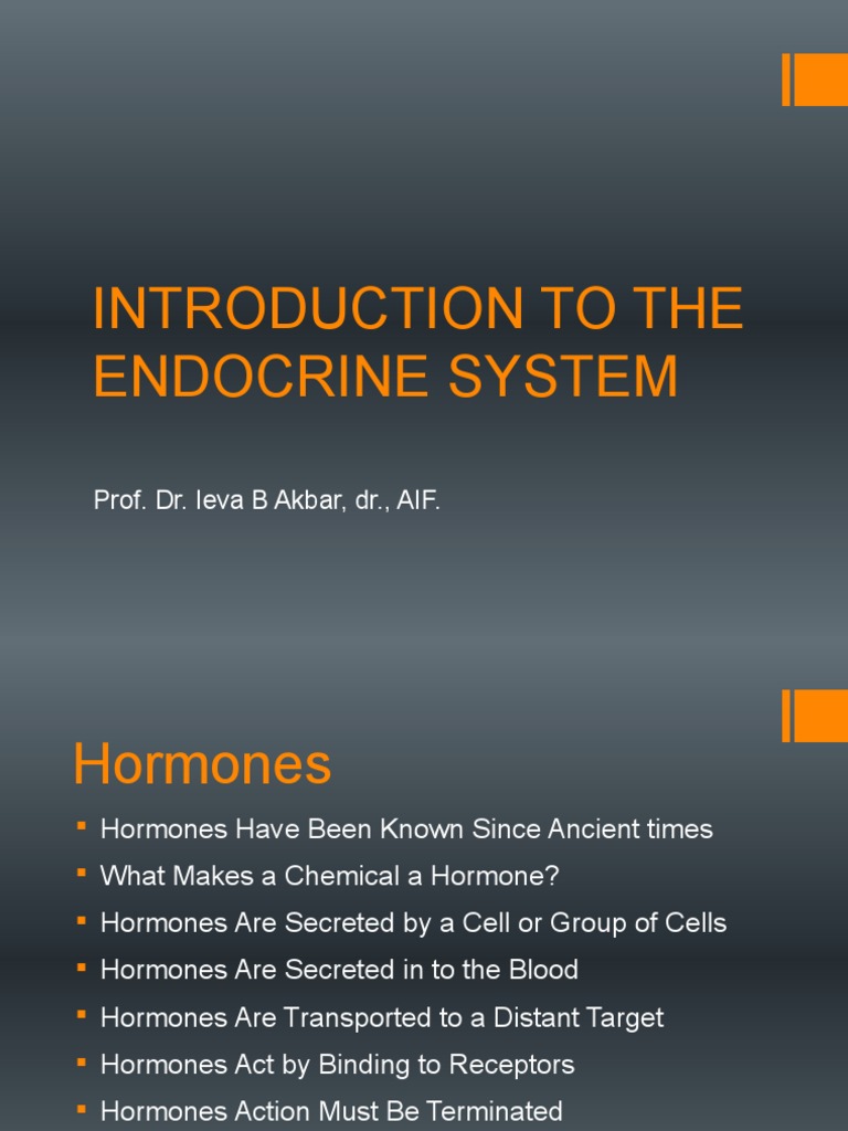 Introduction to Endocrine System | PDF | Molecular Biophysics | Women's ...