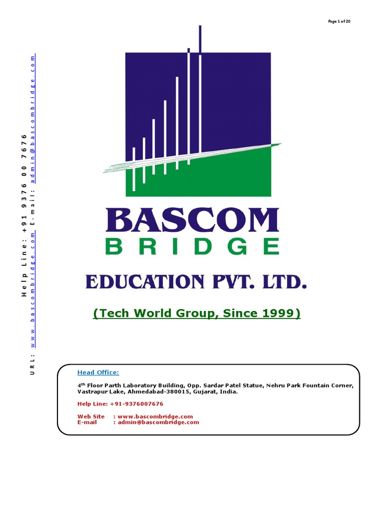 Bascom Bridge | PDF | Cisco Certifications | Outsourcing