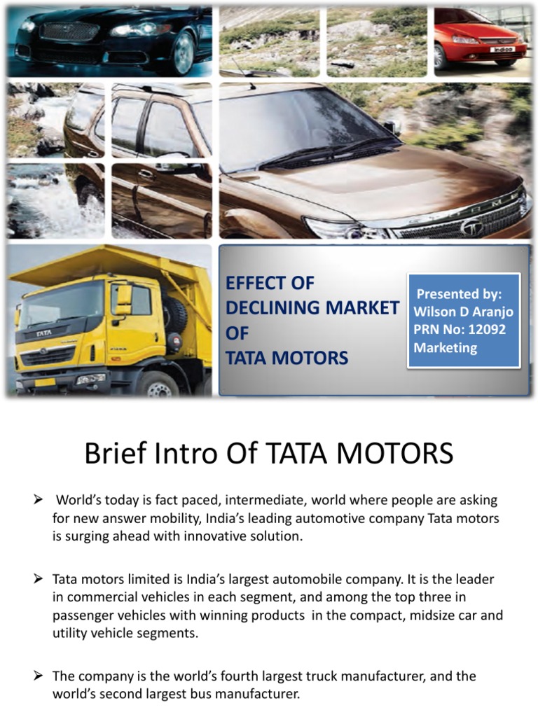 Research Paper On Tata Motors | PDF | Transport | Automobiles