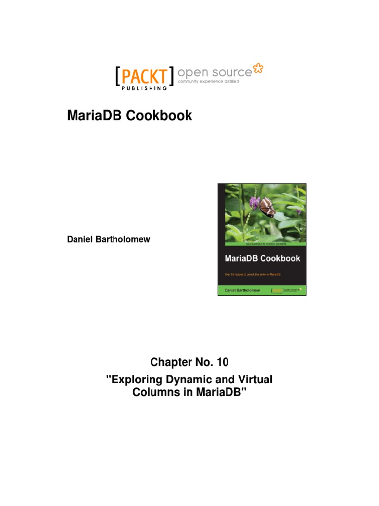 MariaDB Dynamic Columns Guide | PDF | No Sql | Databases